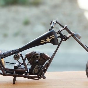 Collectible Easy Rider Model Motorcycle, Model Bike Hand Made, Hand ...