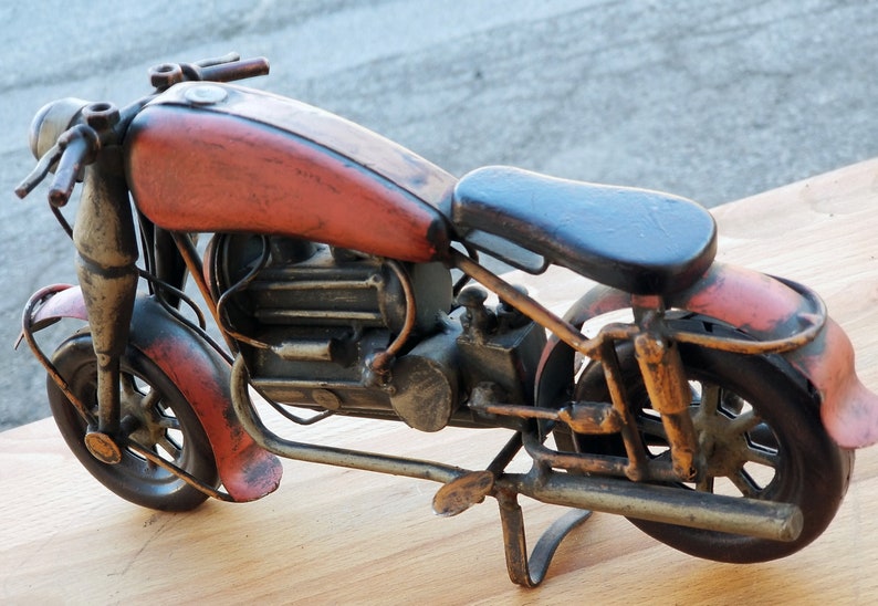 Personalize Red Miniature Model Bike, Mini Model Motorcycle, Welded ...