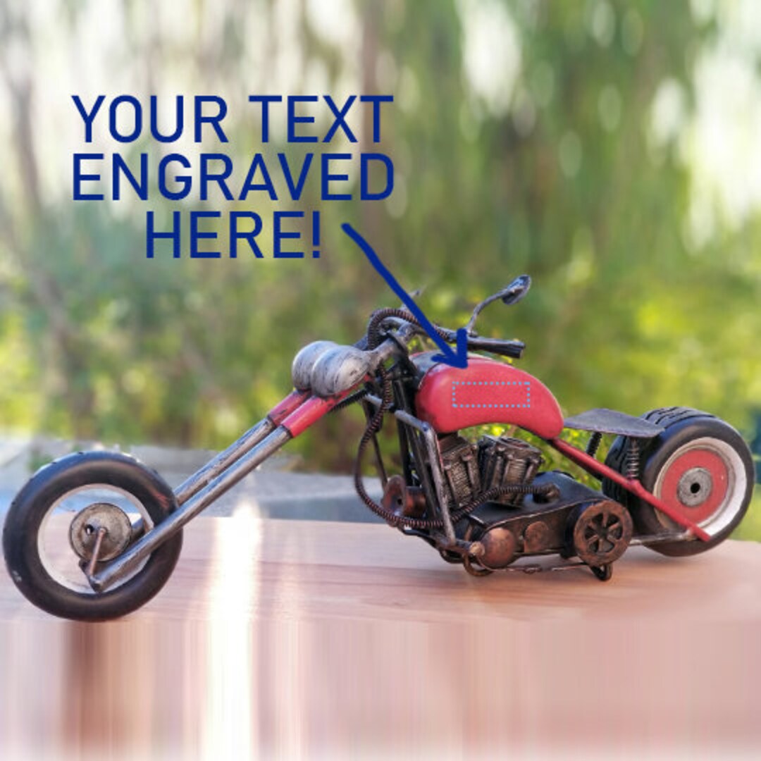 Personalized Easy Rider Motorcycle Model - Hand Made Welded Metal Bike ...