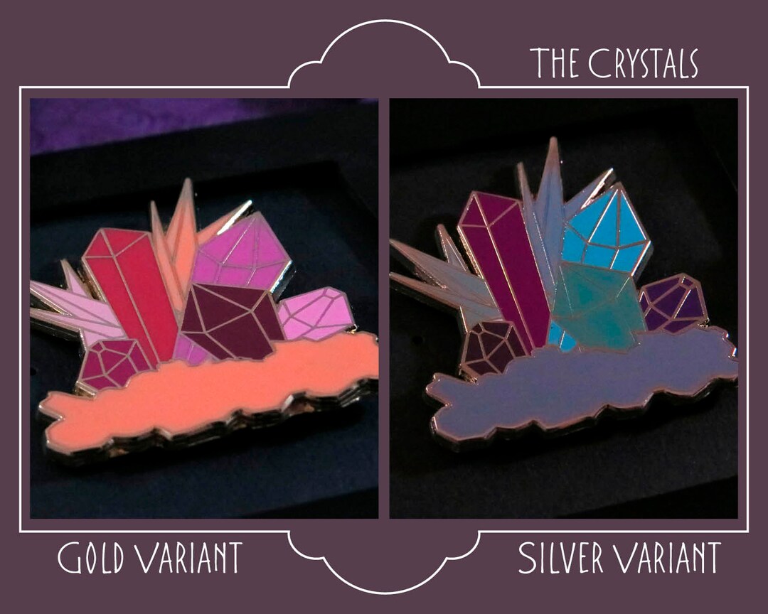 The Crystals Enamel Pin - Etsy