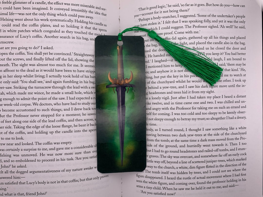 Loki's Dagger Glossy Bookmark booklover, Book Hoarder, Reading, Book ...