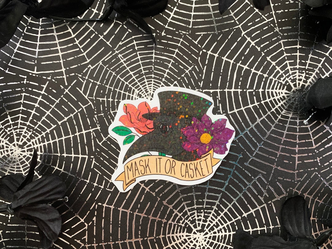 Mask It or Casket Sticker - Etsy
