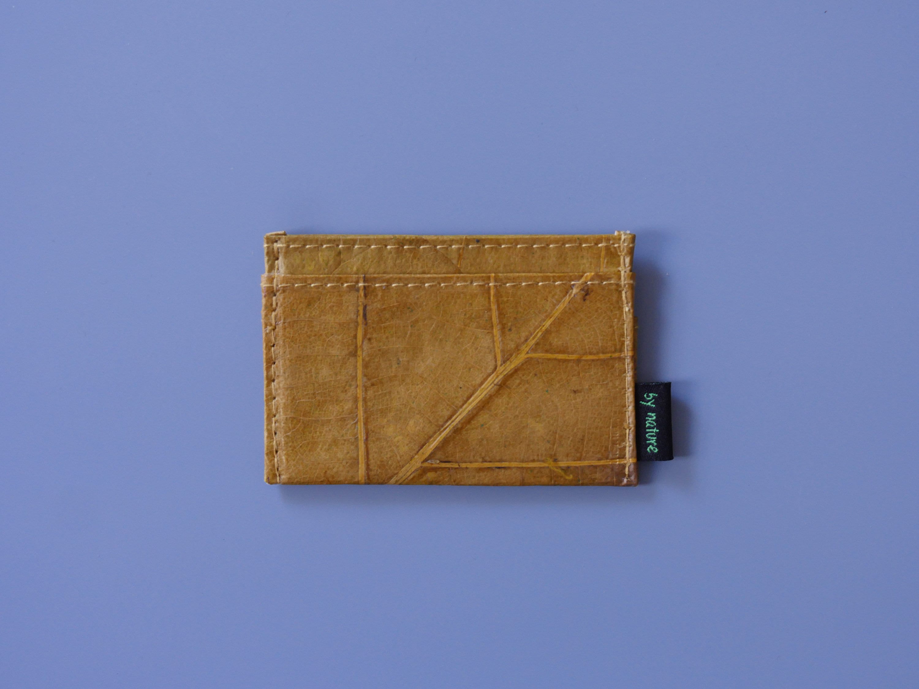 Real Leaf Slim Wallet - Etsy