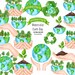 Watercolor Earth Day Clipart, Watercolor World Environment Day, Save ...