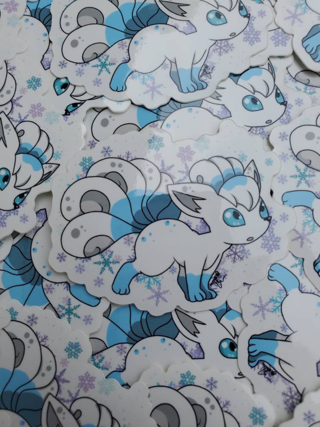 Alolan Vulpix Sticker Nerdy Gifts Gotta Catch Them All Console/laptop ...
