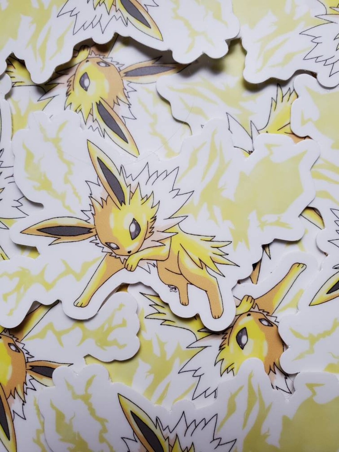 Jolteon Sticker Pokemon Eevee Evolution Gen One Nerdy Gifts Gotta Catch ...