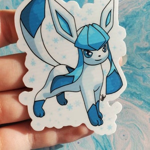 Glaceon Pokémon Sticker Ice Eeveelotion Nerdy Gifts Gotta Catch Them ...