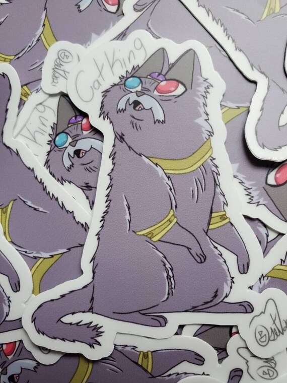 The Cat King Sticker Studio Ghibli Cats the Cat Returns | Etsy