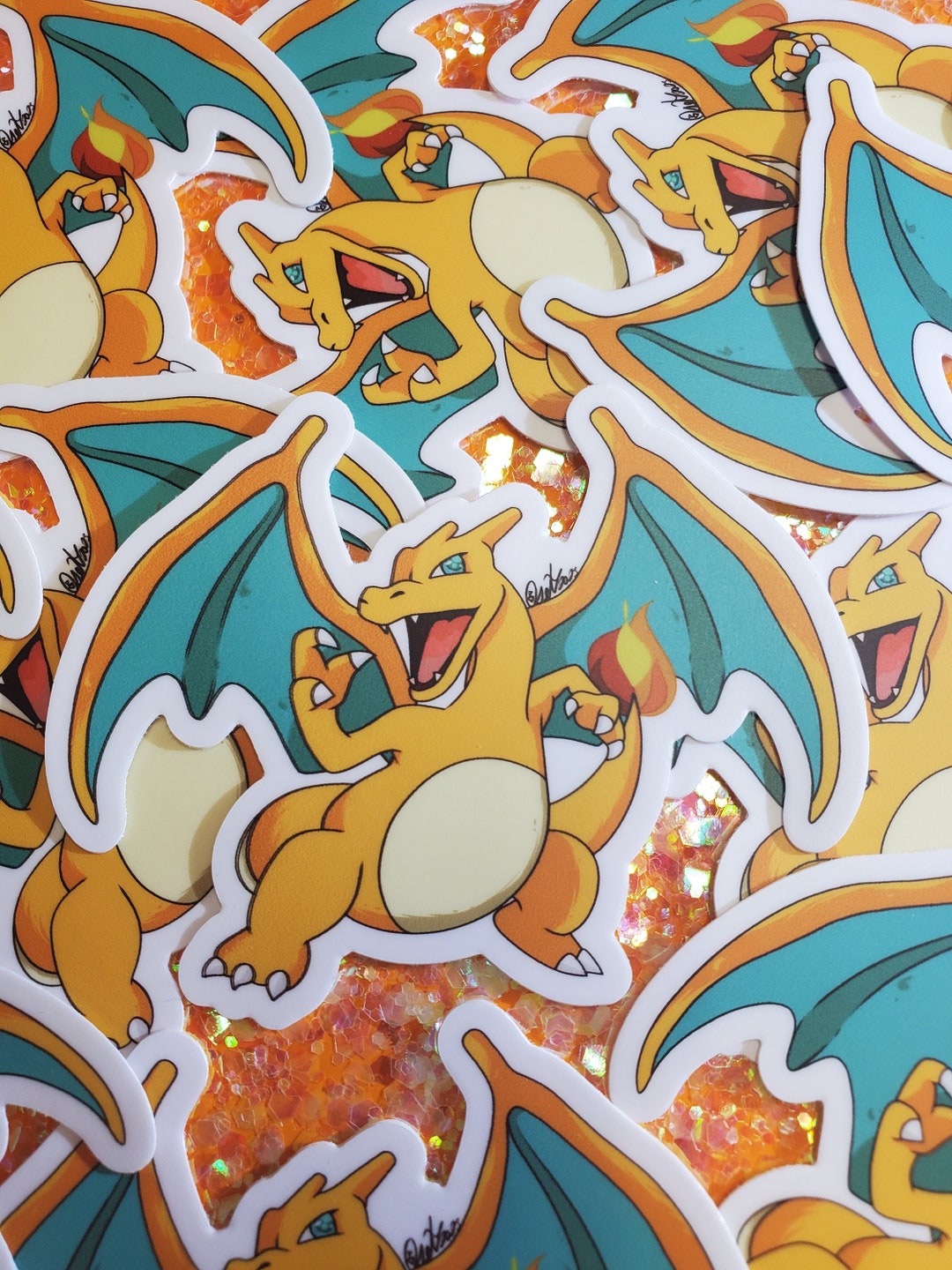 Charizard Sticker Starter Evolution Nerdy Gifts Gotta Catch Them All ...