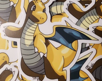 Dragonite Car Decal - Etsy
