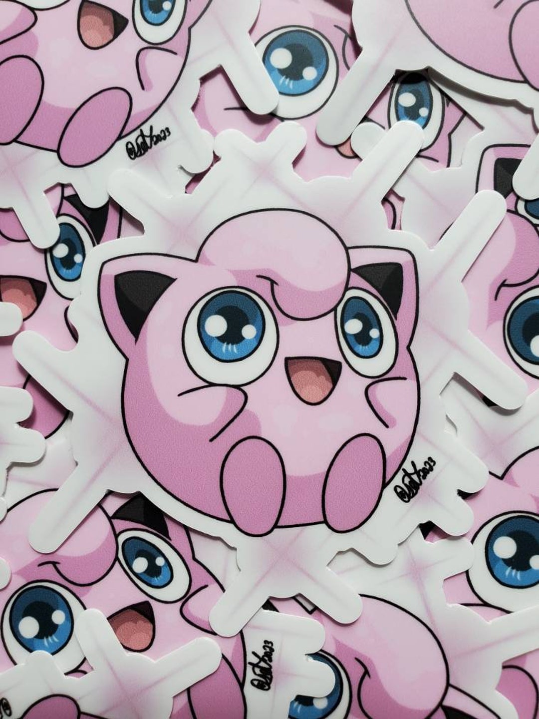 Jigglypuff Kawaii Pokémon Sticker Gen One Nerdy Gifts Gotta Catch Them ...