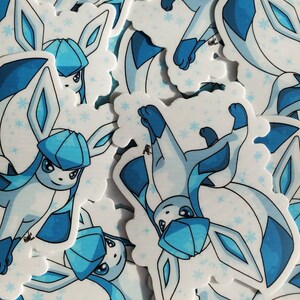 Glaceon Pokémon Sticker Ice Eeveelotion Nerdy Gifts Gotta Catch Them ...