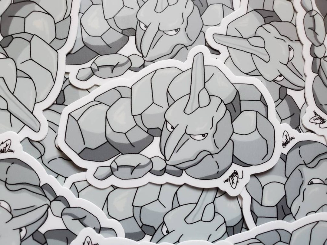 Onix Sticker Brock's Rocky Boi Rock Type Nerdy Gifts Console/laptop/car ...