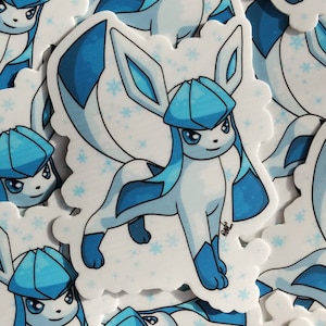 Glaceon Pokémon Sticker Ice Eeveelotion Nerdy Gifts Gotta Catch Them ...