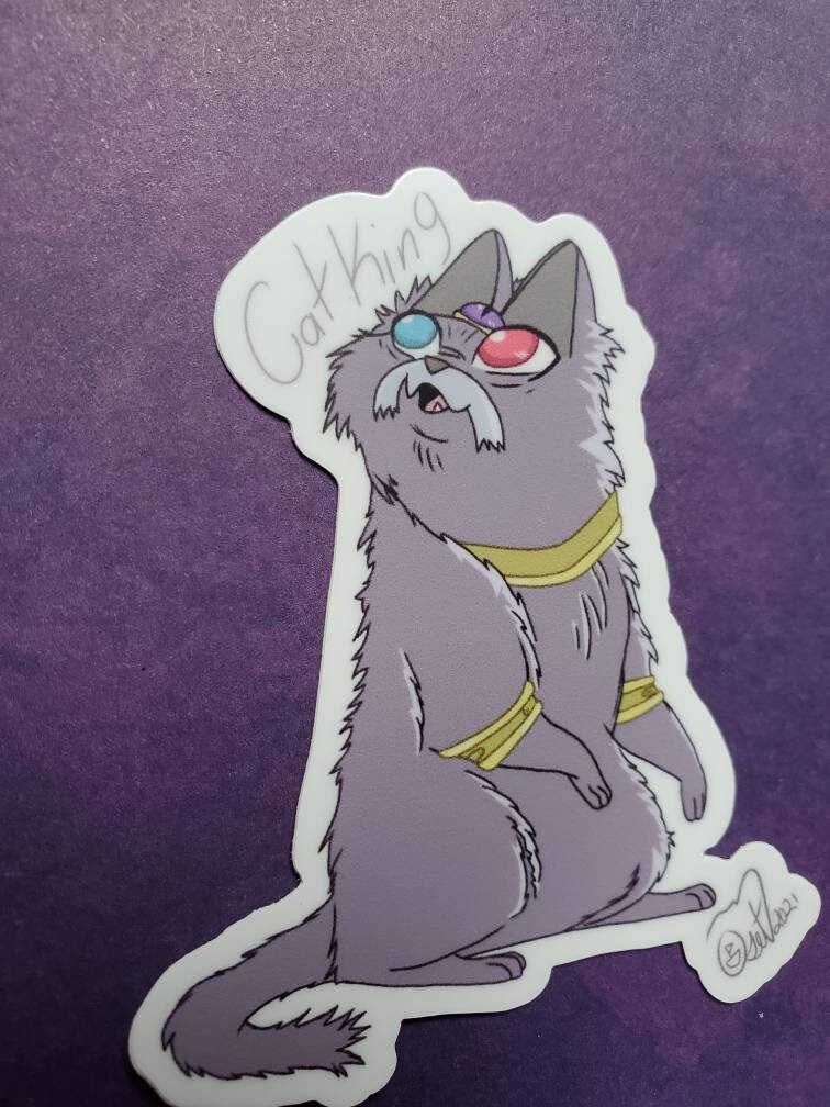 The Cat King Sticker Studio Ghibli Cats the Cat Returns - Etsy