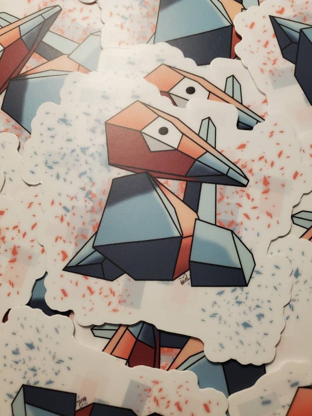 Porygon Sticker Pokémon Nerdy Gifts Gotta Catch Them All Console/laptop ...