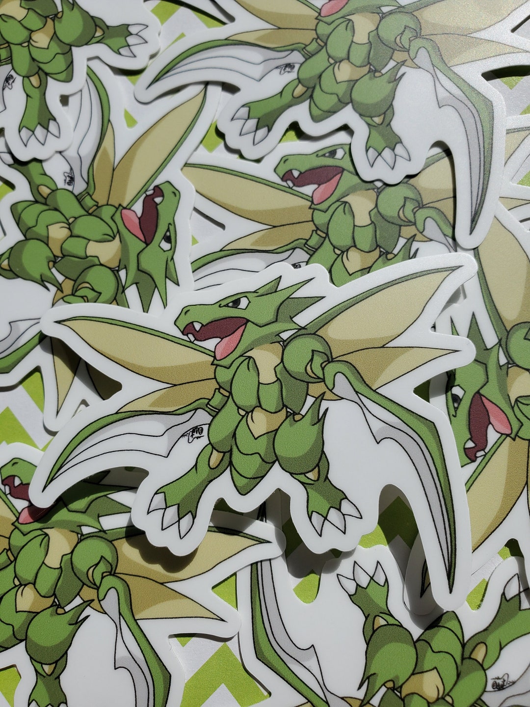 Scyther Pokemon Sticker Bug Type Pokemon Nerdy Gifts Vinyl Console ...