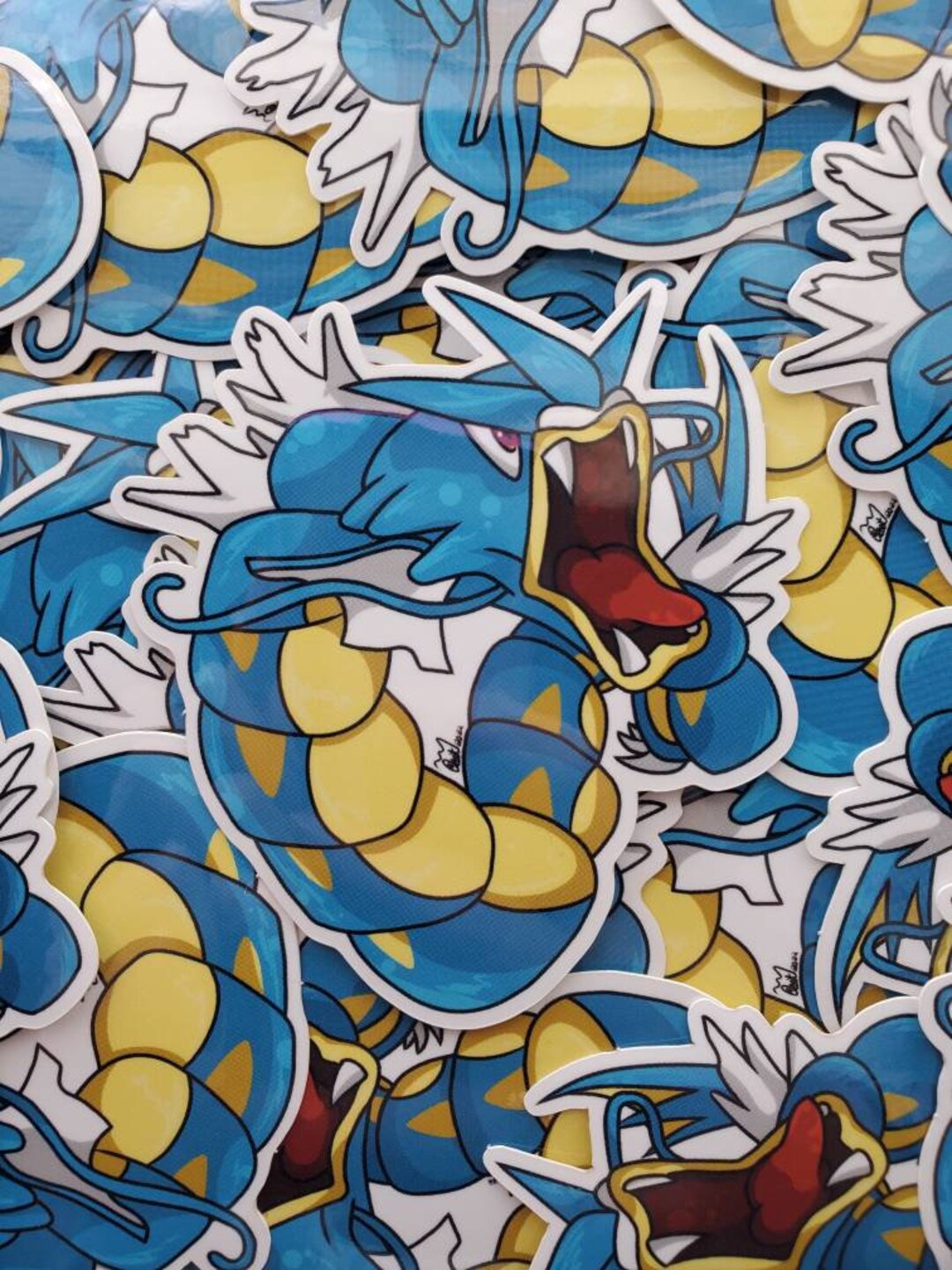Gyarados Sticker Pokémon Water Dragon Nerdy Gifts Gotta Catch Them All ...