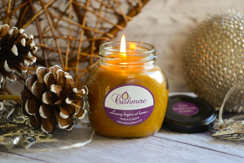 Gold, Frankincense & Myrrh Handpoured Scented Candle by Cashmere ...