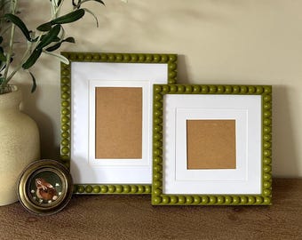 Antique 1900s Framed Children's Book Illustration in Red Bobbin Frame ...