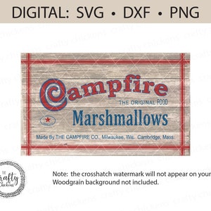 Campfire Marshamllows SVG PNG DXF / Digital Cut File / Laser / Cricut ...