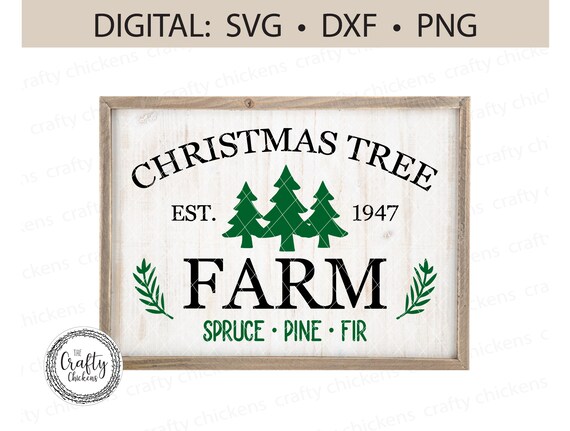 Christmas Tree Farm SVG / Digital Cut File / Laser Cut File / | Etsy