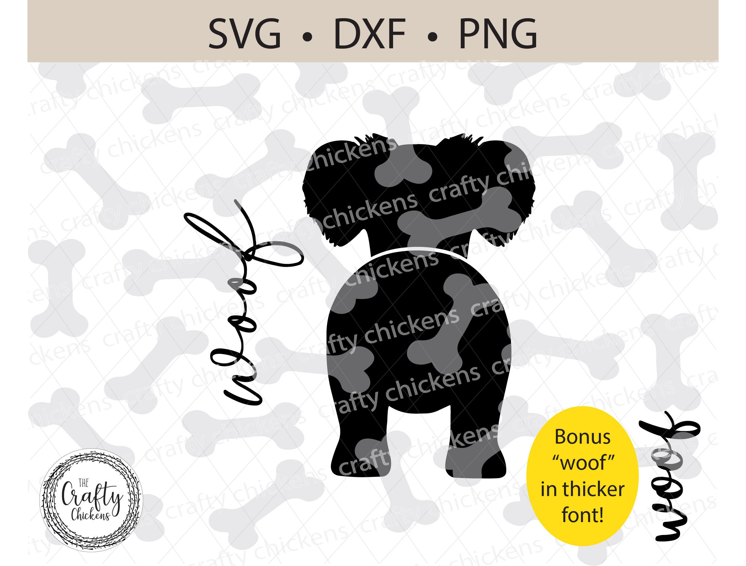 Long-haired Chiweenie SVG / Digital Cut File / laser cut file | Etsy