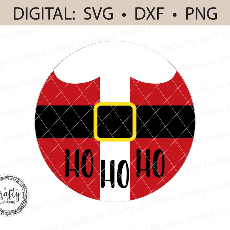 Santa Belt Svg - Etsy