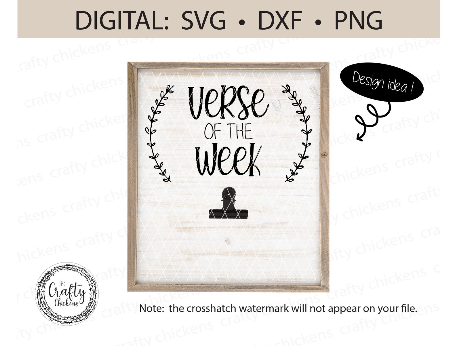 Verse of the Week / Day SVG Dxf Png / Digital Cut File / Laser - Etsy