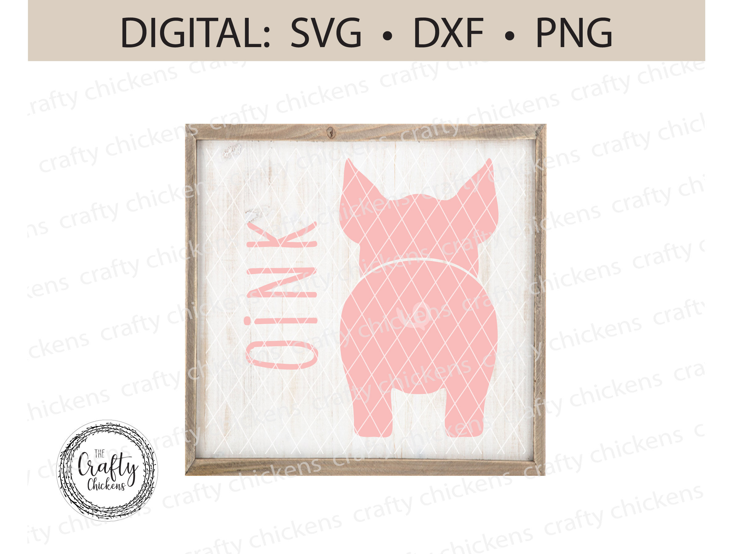 Pig SVG / Oink / Digital Cut File / Laser Cut File / Cricut / - Etsy