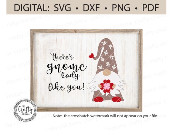 There's Gnome Body Like You SVG / digital cut file / laser | Etsy
