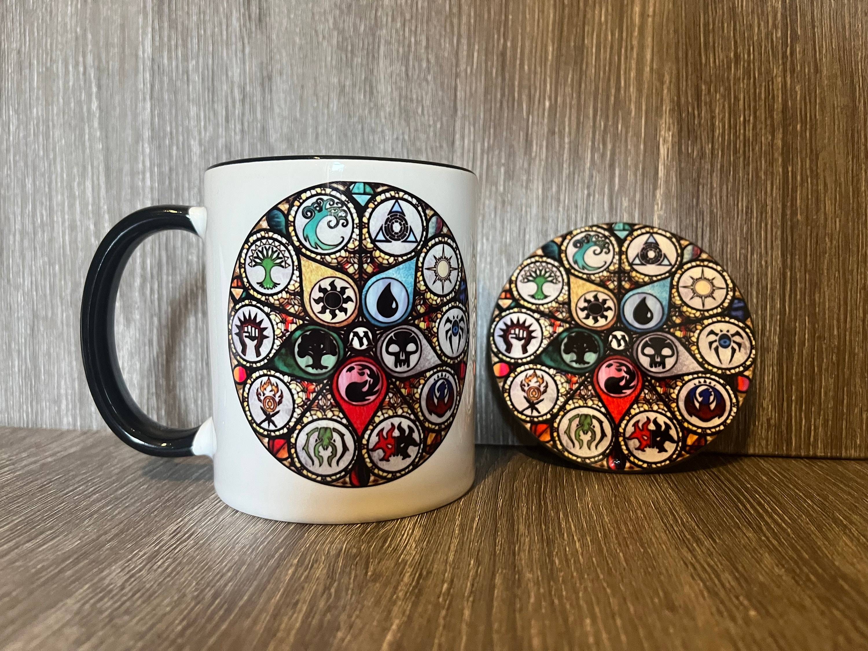 Magic the Gathering Inspired Mug Cup and Coaster MTG Card Game ...