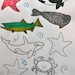 Printable Pacific Northwest Sea Creatures Coloring Page - Etsy