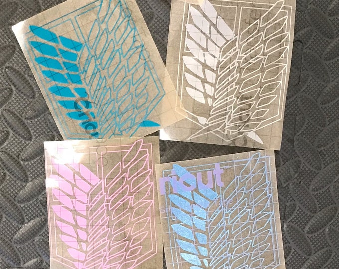 AOT Inspired Decals - Etsy