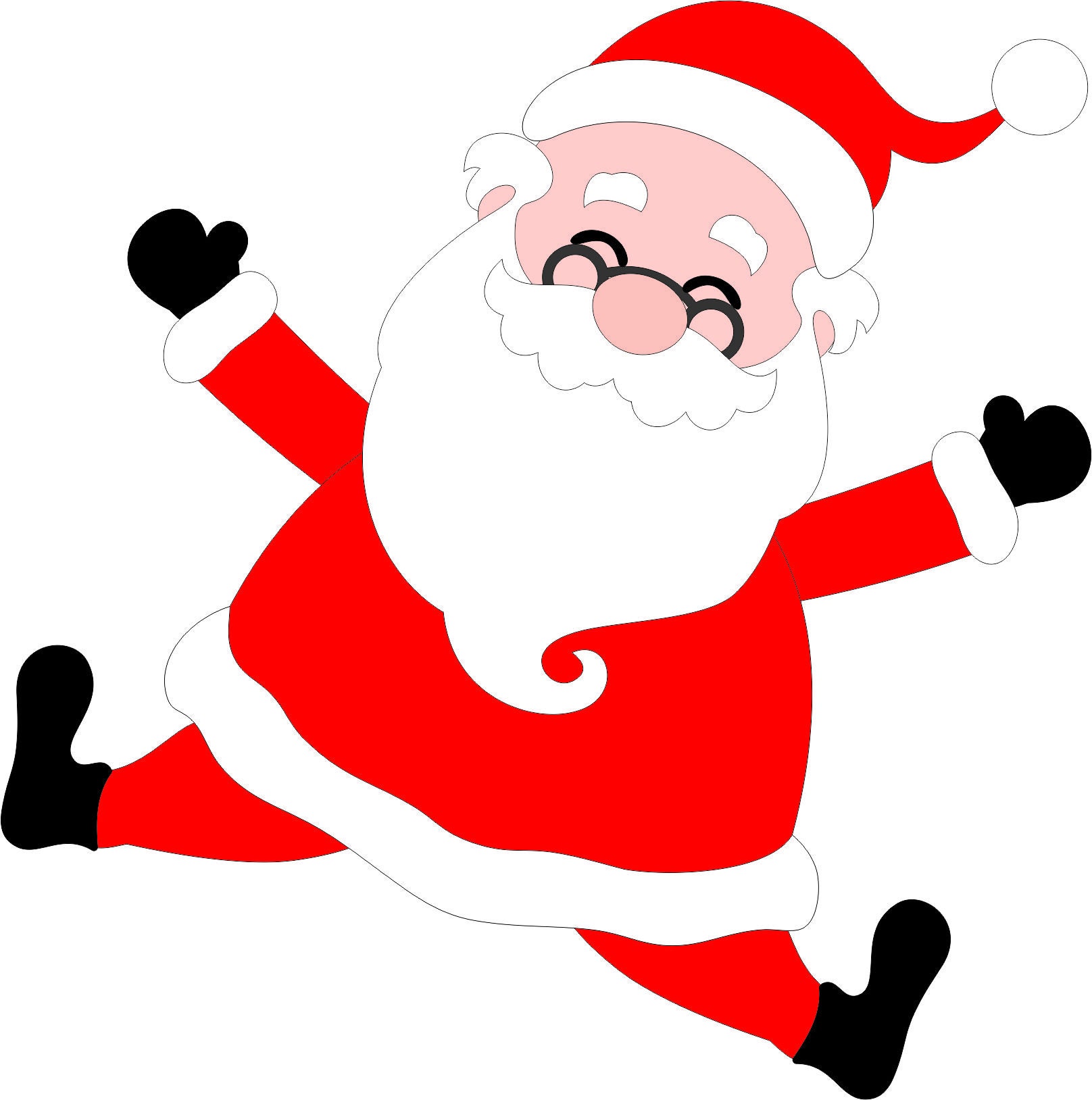 Santa Claus, Template, Cutting File, Layered, Christmas ,paper Craft ...