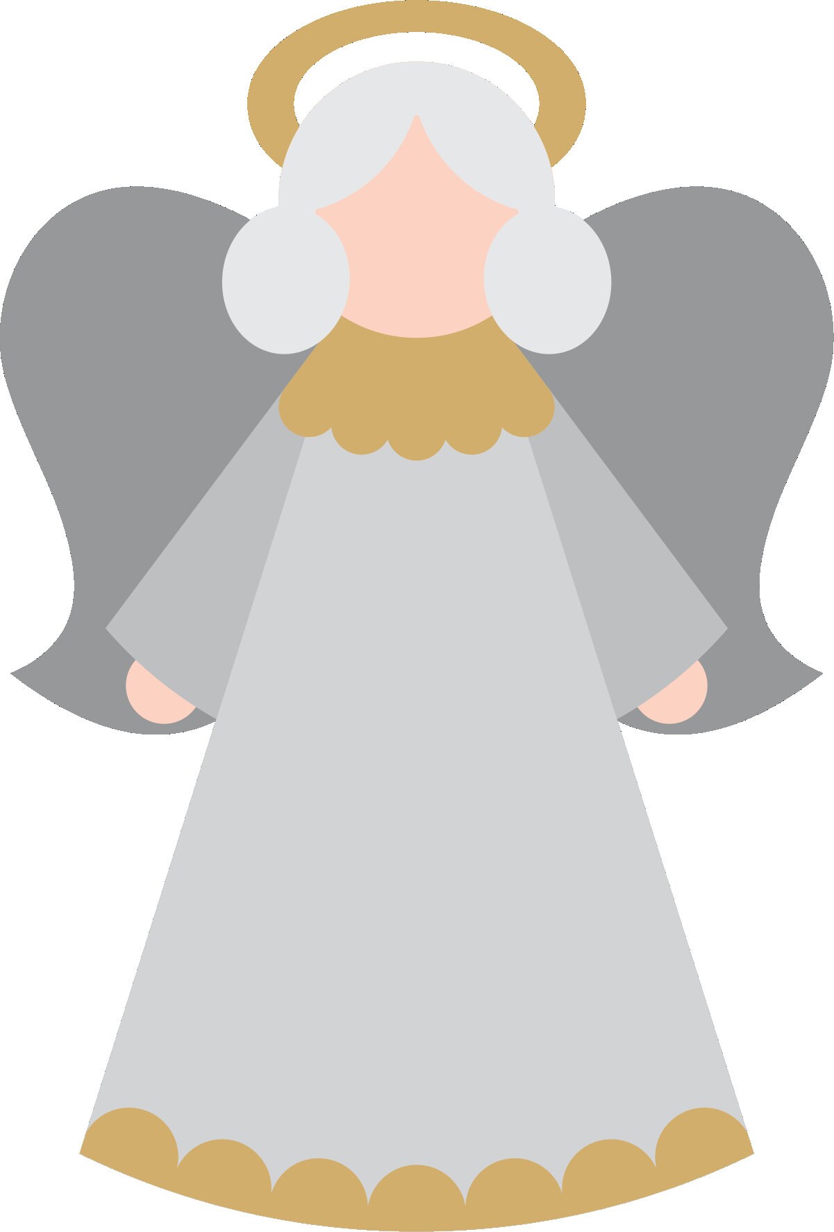 Layered Angel, Cutting File, Template, Paper Craft, Papercraft ...
