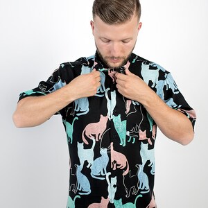Men's Button-up Shirt - Men's Dress Shirt - Alternative Clothing - Etsy