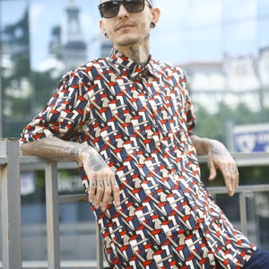 Alternative Clothing - Men's Dress Shirts - Men Button-up Shirt - Etsy