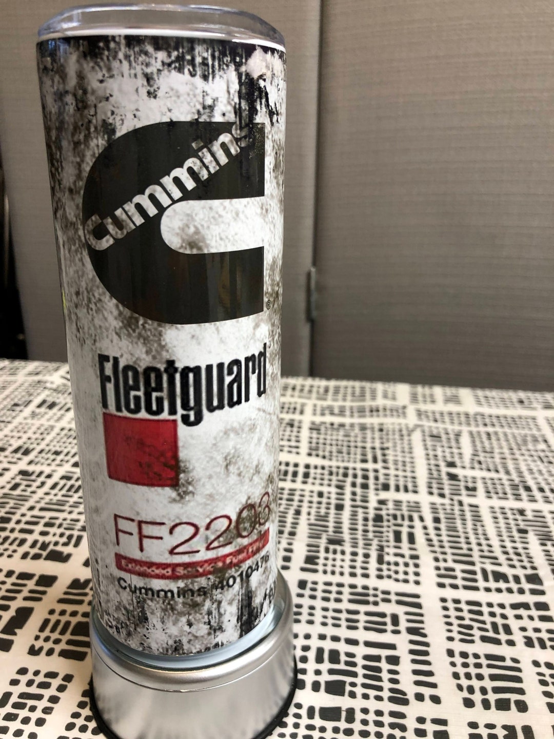 Cummins Oil Can / Business LOGO Skinny Tumblers, Water Bottles, Coffee ...