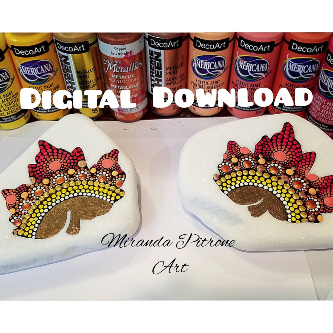 Fall Leaf Mandala Step by Step Instructions Pattern Cut Out Leaf ...