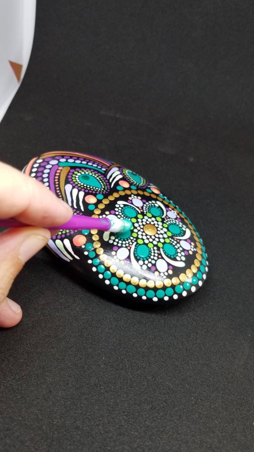 One Oval Dot Art Painting Tool & Petal Shapes Swooshes Mandalas 1 ...