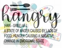 Hangry SVG Instant Download Cricut SVG Silhouette SVG - Etsy