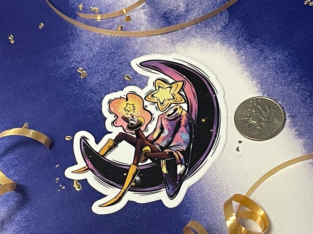 Twinkling Star Child Die-cut Sticker - Etsy