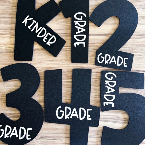Grade Level Signs Back to School Classroom Signs Teacher - Etsy