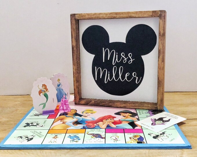 Personalized Name Plate; Custom Teacher Sign; Name Sign; Teacher Desk ...