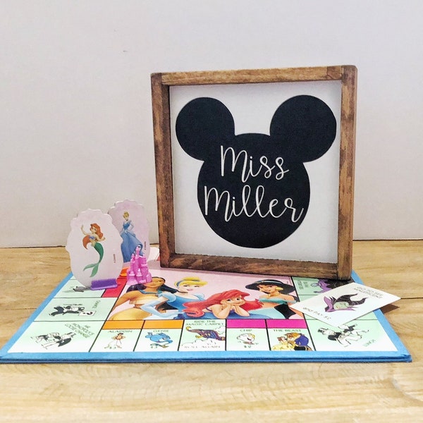 Mickey Mouse Desk Sign - Etsy