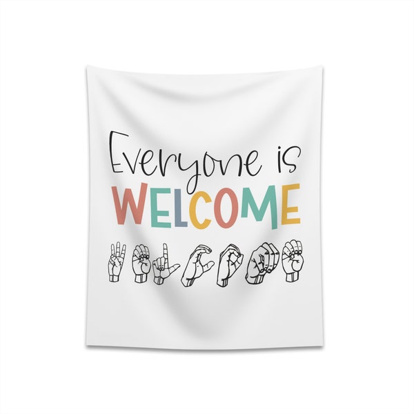 Everyone is Welcome - Etsy