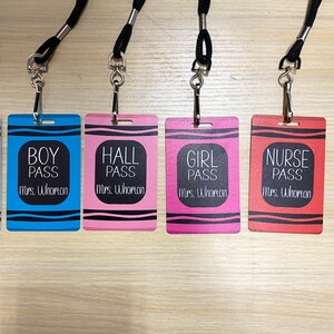 Acrylic Classroom Hall Passes - Etsy