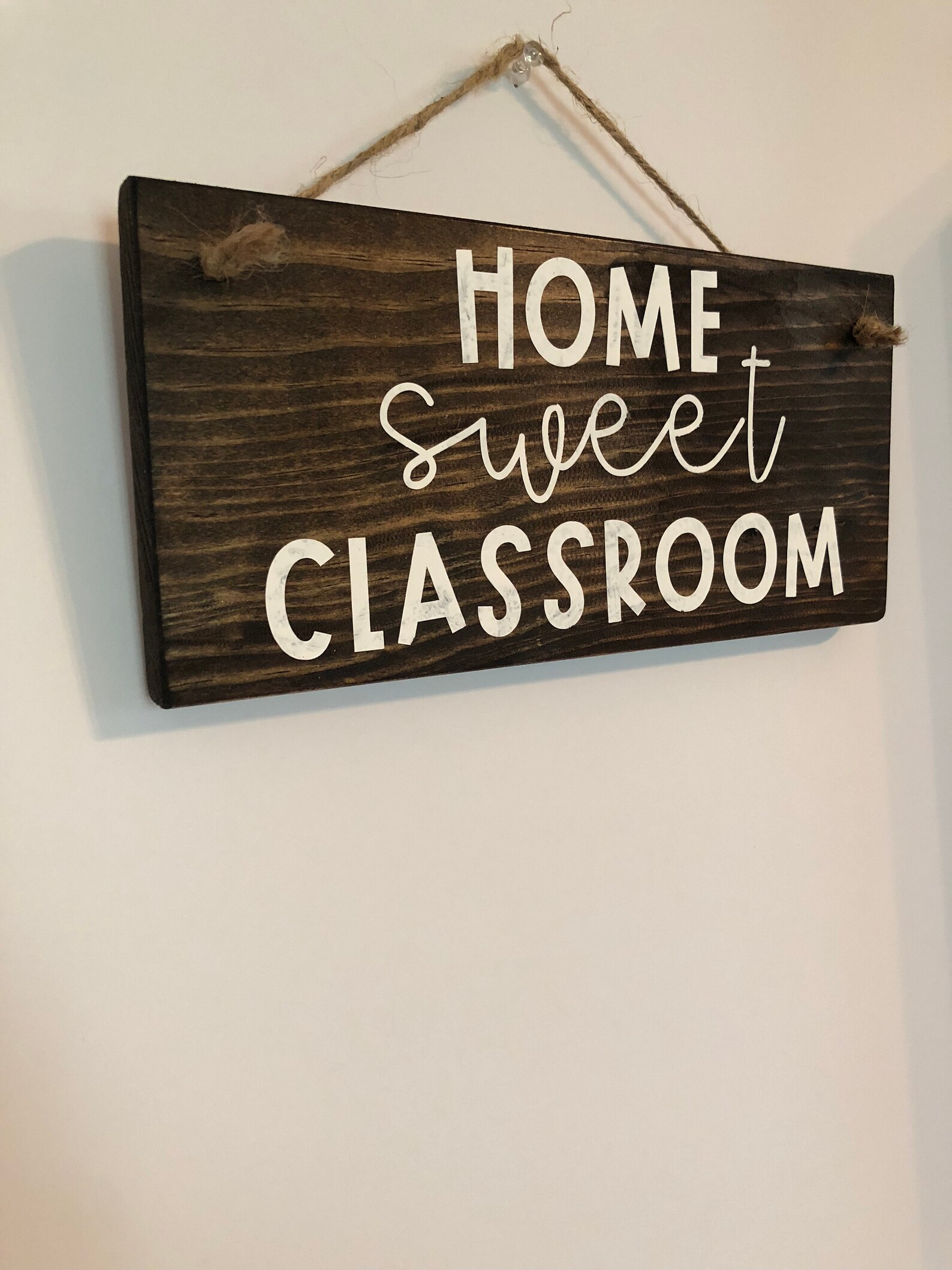 Home Sweet Classroom Sign Rustic Sign Classroom Sign | Etsy