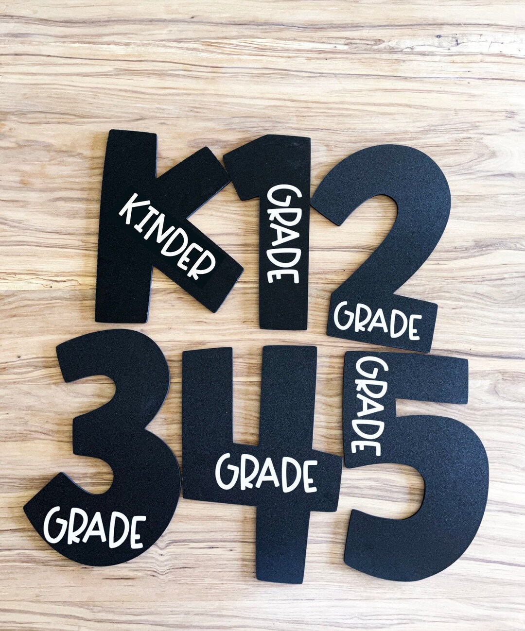 Grade Level Cut Out Signs - Etsy